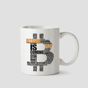 I Love Bitcoin Mug and Stand | Coins Shopy