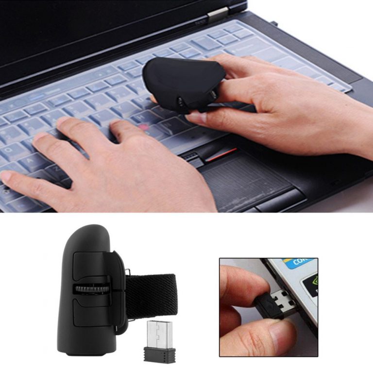 Wireless Finger Ring Optical Mouse | Coins Shopy