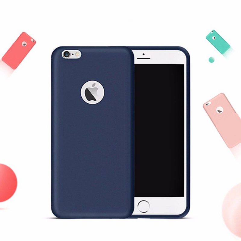 iPhone Original Back Cover Mat Soft Rubber iPhone 7Plus, 7, 6, 6S, 5 ...