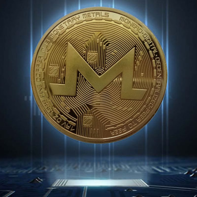 Monero Coins Commemorative Coins For Collection Cryptocurrency XMR ...