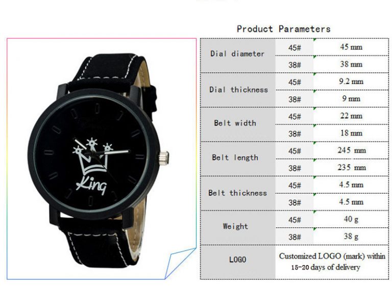 King Queen Couples Women Leather Watches Lovers Quartz Watch Men Brand ...