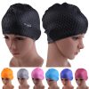 Unisex Flexible Waterproof Silicone Swimming Cap Adult Waterdrop ...