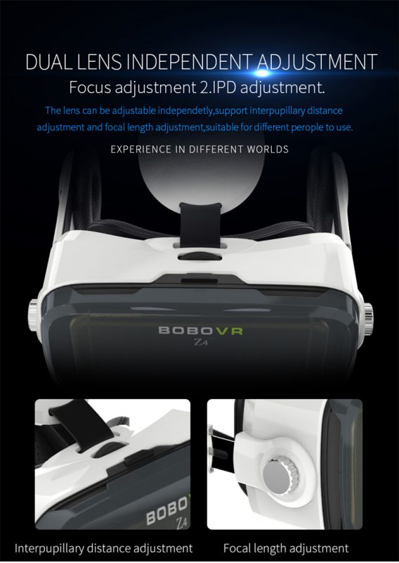Original BOBOVR Z4 Leather 3D Cardboard Helmet Virtual Reality VR ...