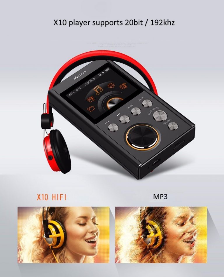 NiNTAUS X10 MP3 Player Upgraded Version DSD64 HIFI Music High Quality ...