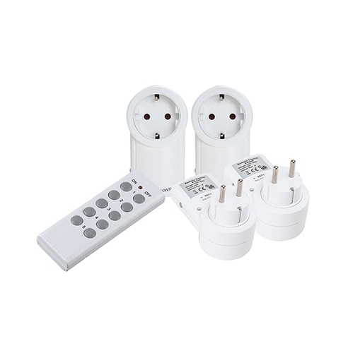 EU Socket Outlet Plug Universal Wireless Remote Control Controller ...