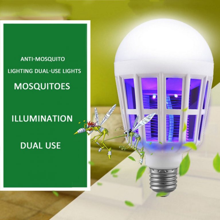 Electric Mosquito Killer Bulb UV Light Lighting Mosquito Control Dual ...