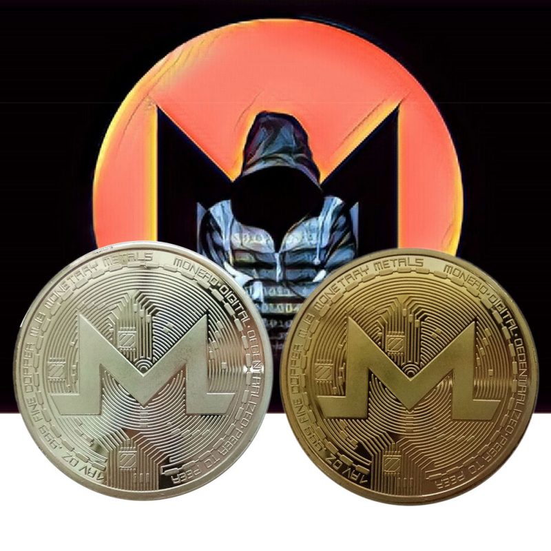 Monero Coins Commemorative Coins For Collection Cryptocurrency XMR ...