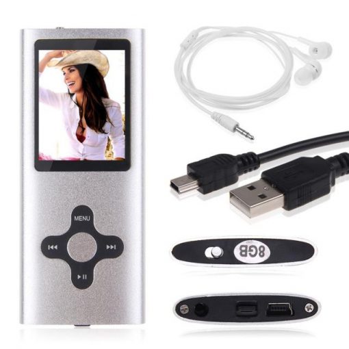 Fashion New 8GB Slim Digital MP4 MP3 Music Player 1.8" LCD Screen FM ...