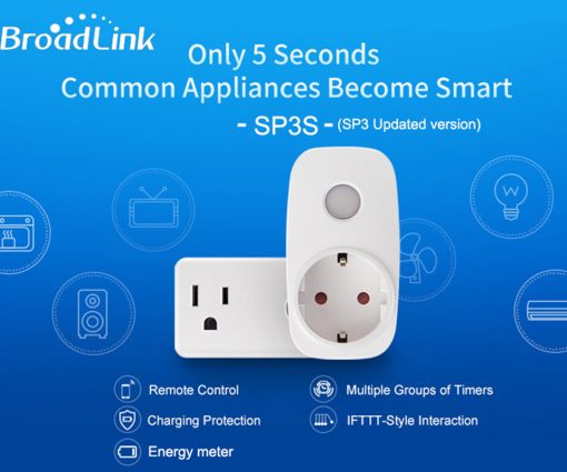 Broadlink Sp3s EU Socket Wireless Wifi Power Socket Plug With Energy ...