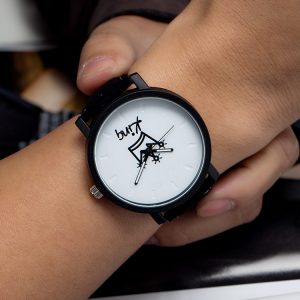 King Queen Couples Women Leather Watches Lovers Quartz Watch Men Brand ...