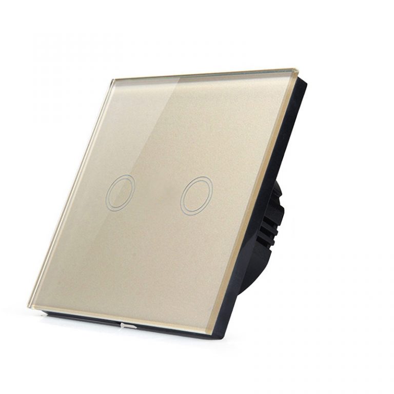 EU Standard Smart Remote Control 2 Way Crystal Glass Panel, Wall Light ...