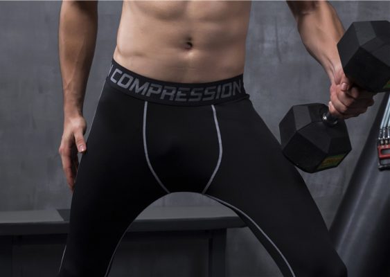 Mens Compression Pants Bodybuilding Jogger Fitness Exercise Skinny ...
