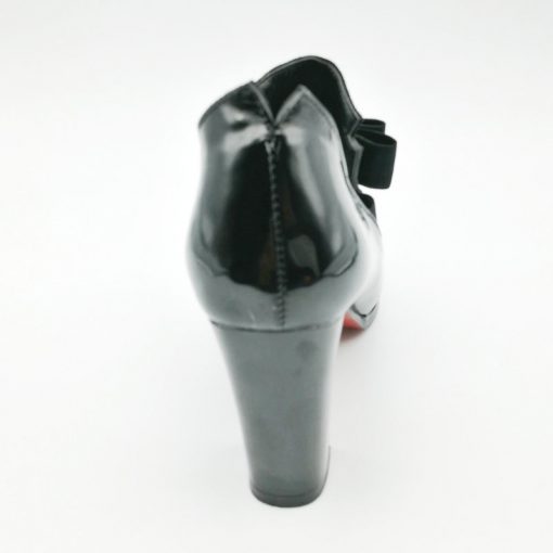 New 100% Red Bottom Sole High Heels Pumps Square Toe Genuine Leather ...